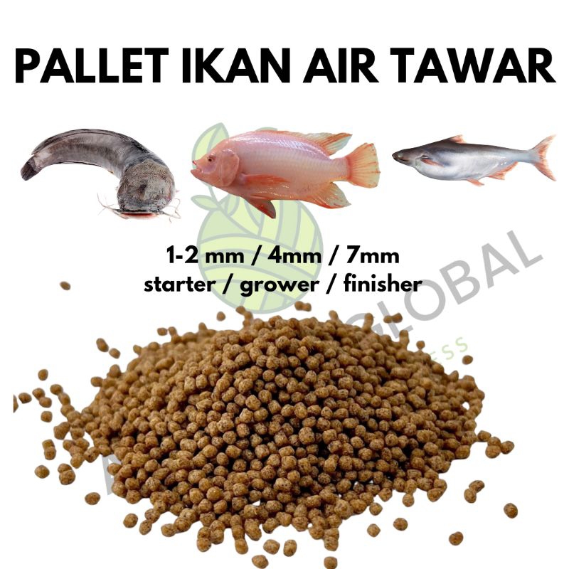 Pallet Makanan Ikan Air Tawar Tilapia Keli Patin Repack 1kg Dindings ...