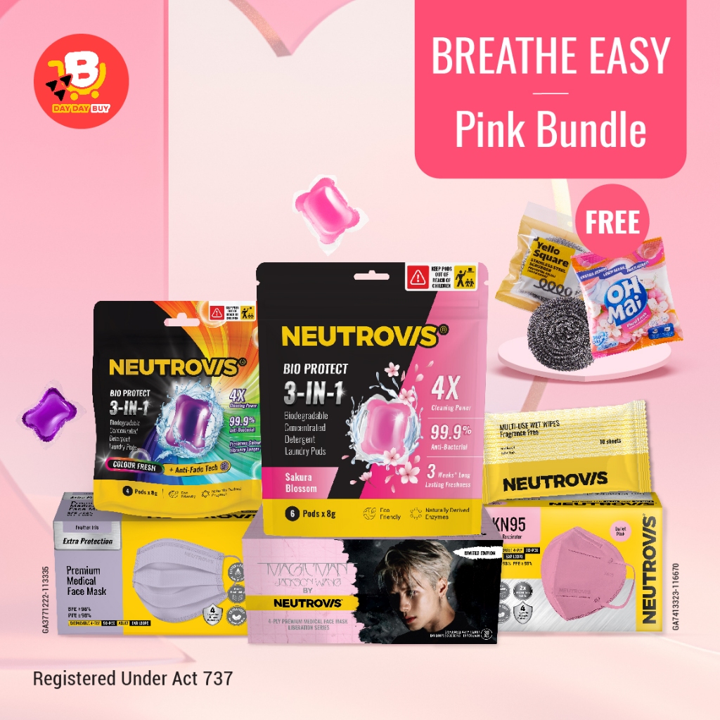 Neutrovis Breathe Easy PINK Bundle | Shopee Malaysia