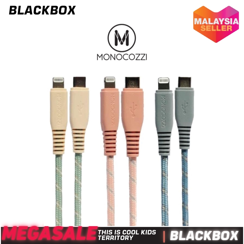 Monocozzi Motif Braided USB-C Type C to Light Cable (1m) | Shopee Malaysia
