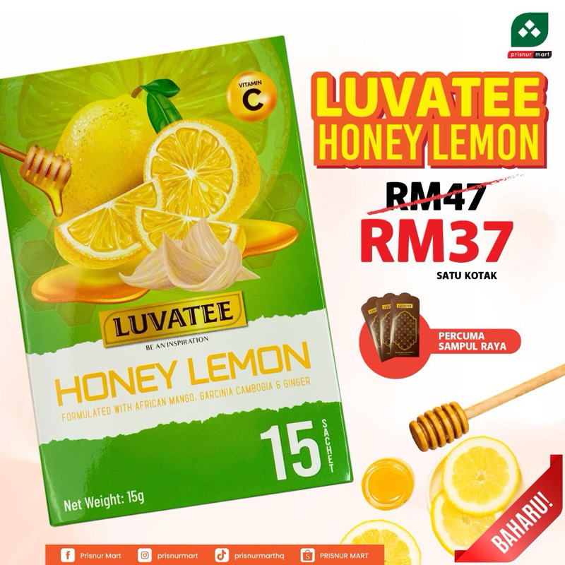 [BAHARU] LUVATEE HONEY LEMON | Shopee Malaysia
