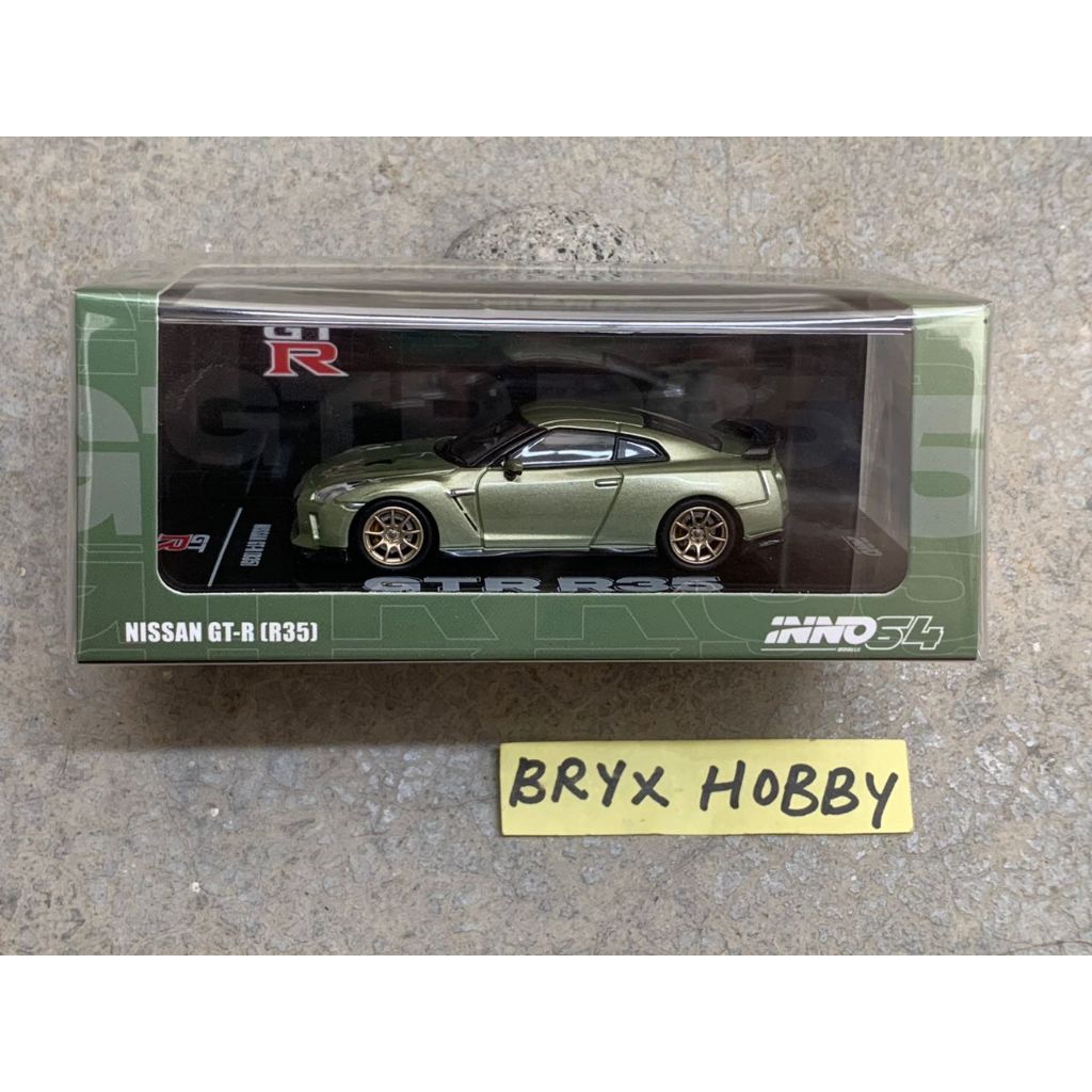 Inno Nissan GT-R (R35) #IN64R35MJADE Millennium Jade (1:64) | Shopee ...