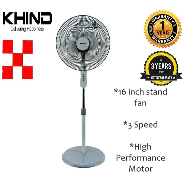 KHIND 16" Stand Fan SF1682SE KHIND 16 "kipas berdiri SF1682SE KHIND 16 ...