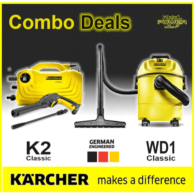 [ Combo Deals ] Karcher K2 Classic and Karcher WD1 Classic [ Ready ...