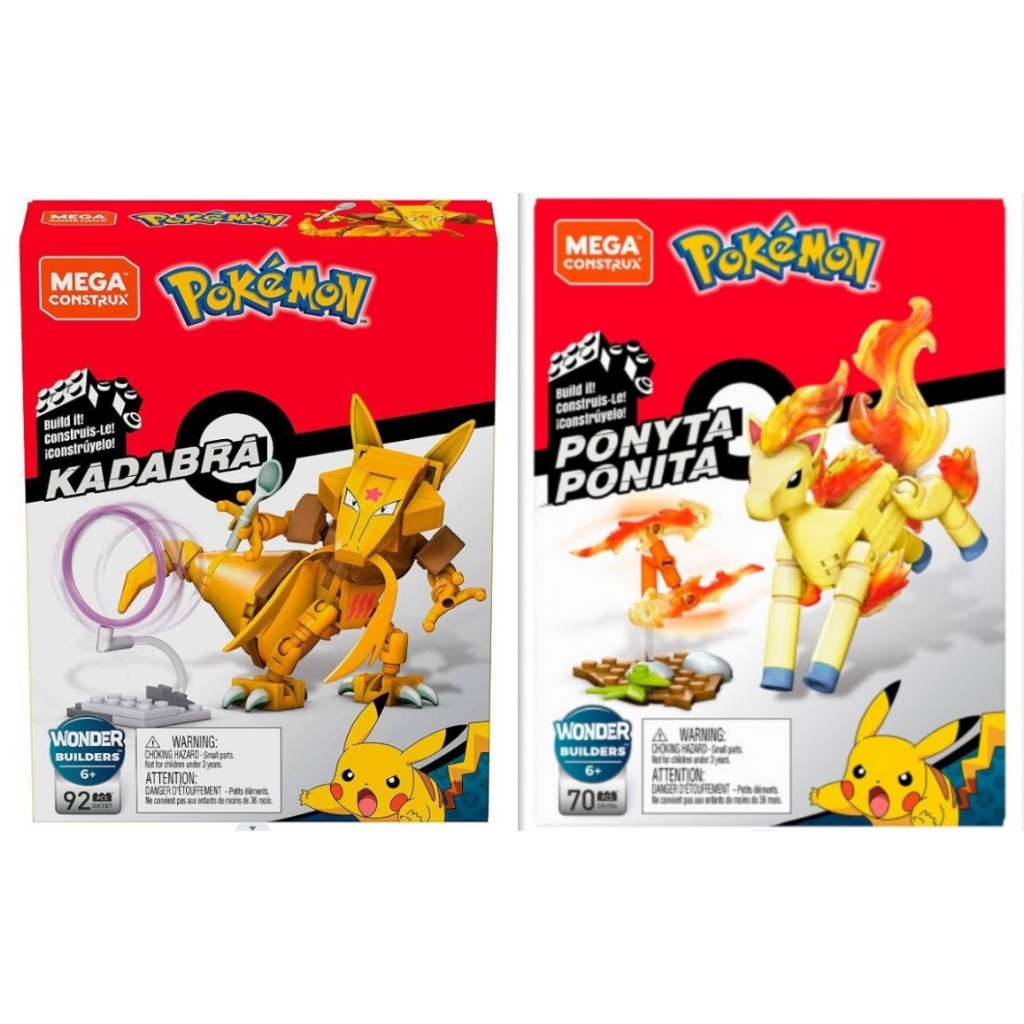 Original MEGA - Mega Construx Pokemon - Power Pack Assortment Kadabra ...