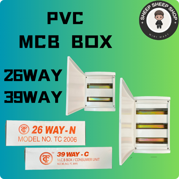 * TC * SURFACE MCB BOX *26WAY *39WAY MCB DISTRIBUTION BOX / CONSUMER MCB BOX / ELECTRICAL BOX ...