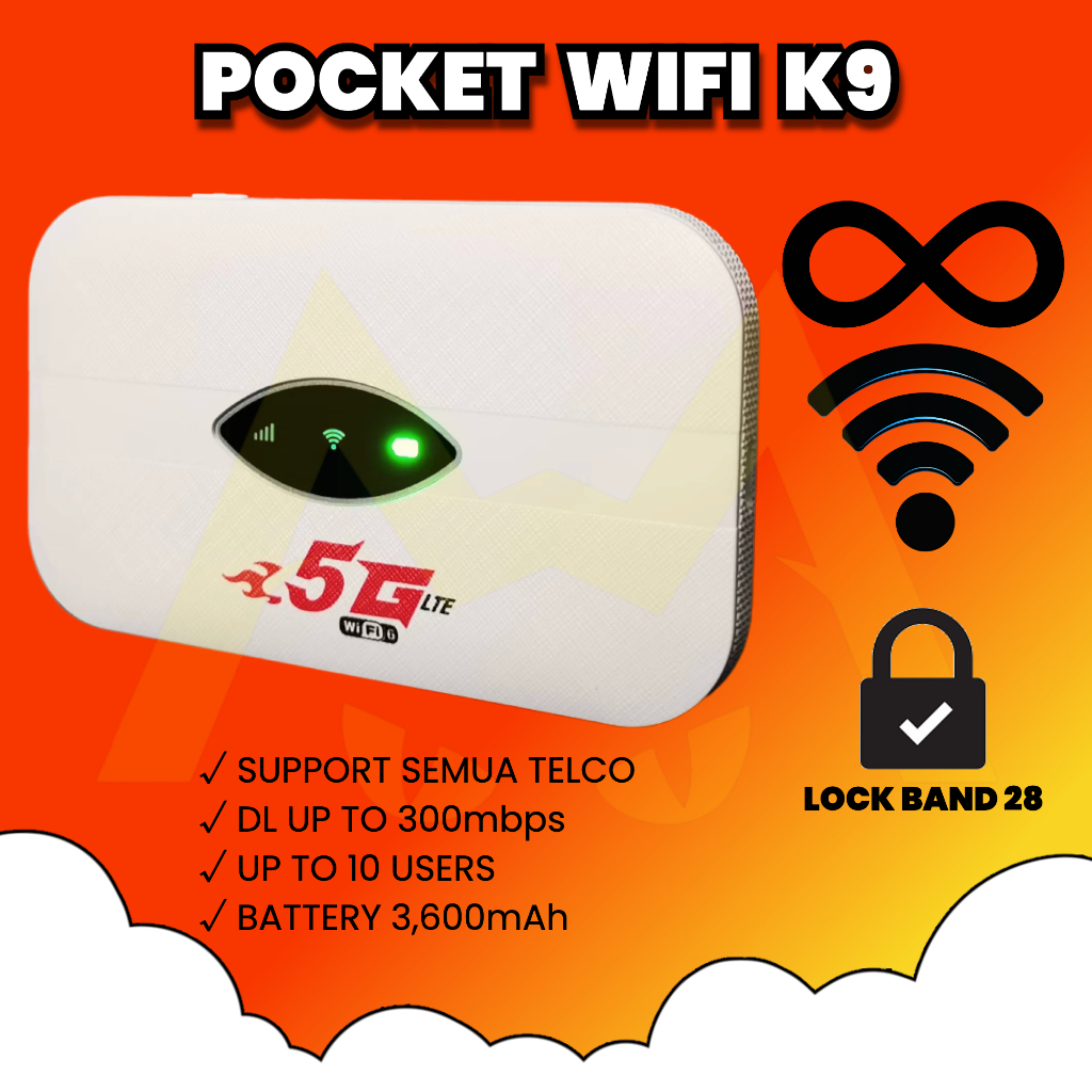 Modified Unlimited 4G LTE Pocket WiFi D3200 NEW K9 Router Portable WiFi ...