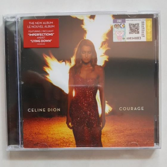 Celine Dion Courage Cd Flying On My Own Lovers Never Die Falling In Love Again Lying