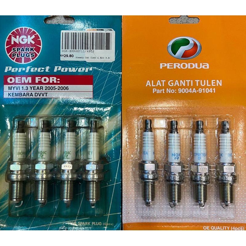 💯% ORIGINAL Perodua Myvi Alza Kembara Lagi best Original NGK Spark Plug ...