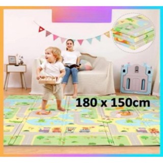 Baby Mat (180/200 & 180/150 cm) XPE Double Sided Playmat Baby Tikar ...