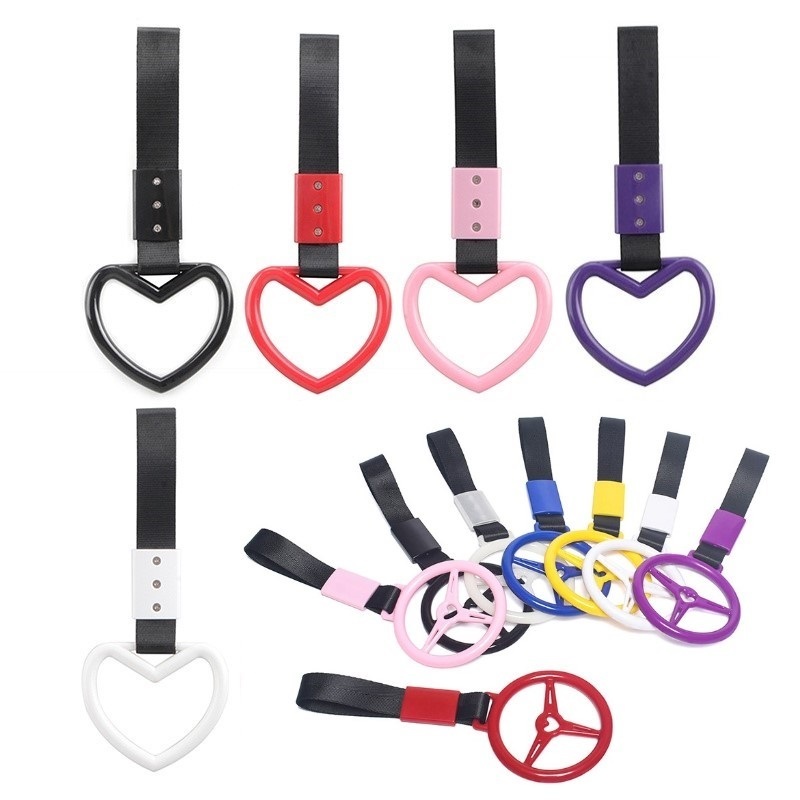 Car Interior Pull Ring Handle Strap Charm Drift JDM TSURIKAWA RING Car ...