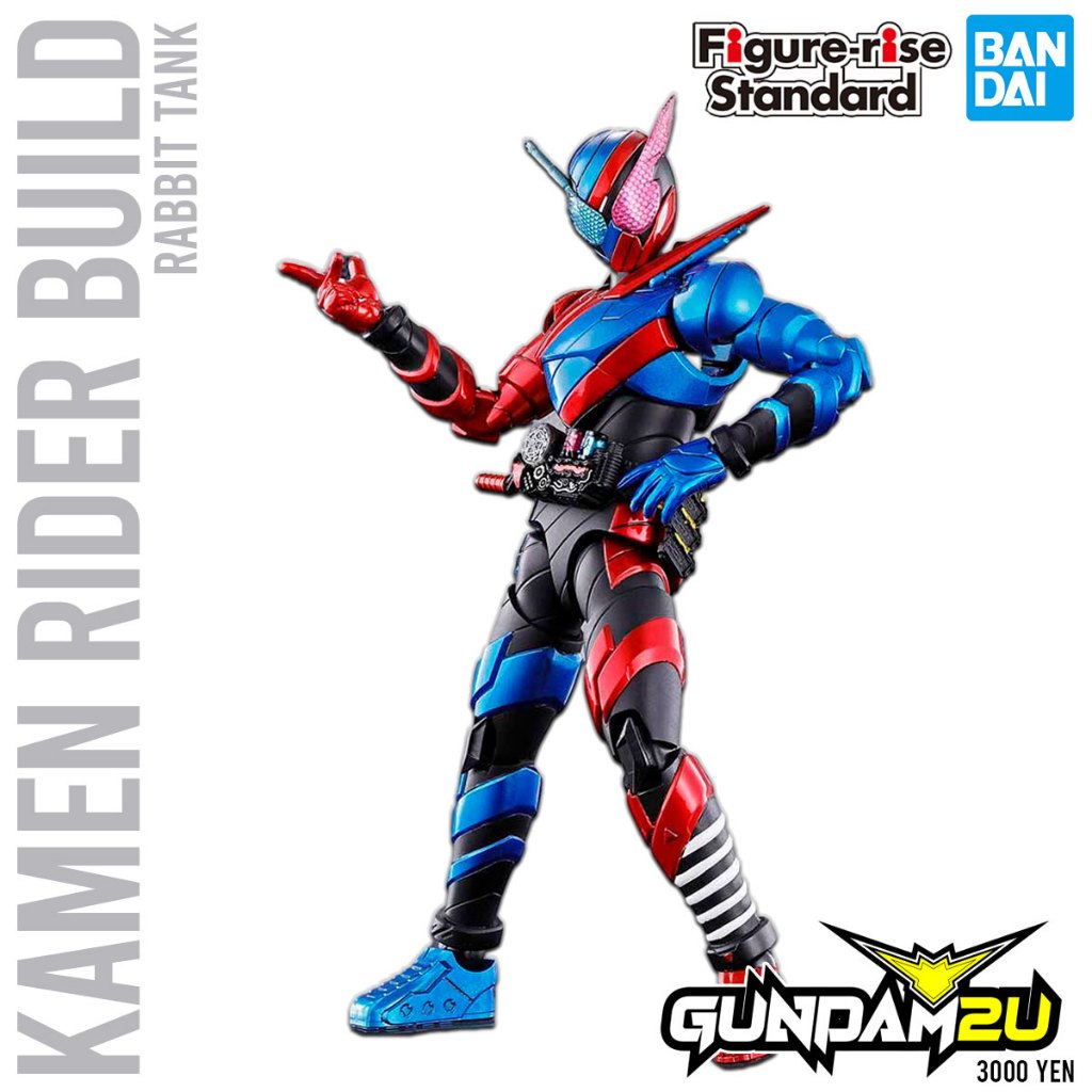 BANDAI FRS Kamen Rider Build Rabbit Tank Form - Figure-rise Standard ...