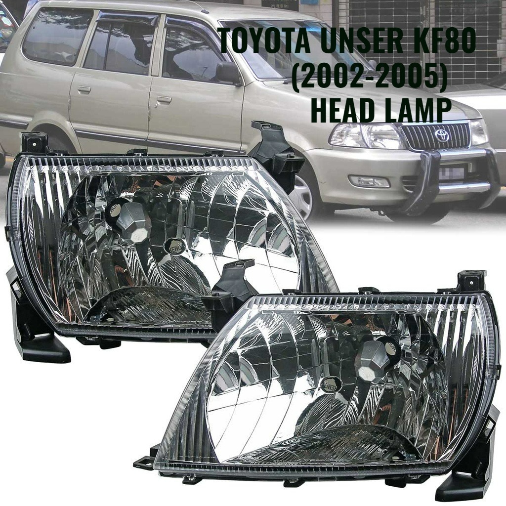 Toyota Unser KF80 2002 2005 Year New Model Head Light Lamp Lampu Depan ...