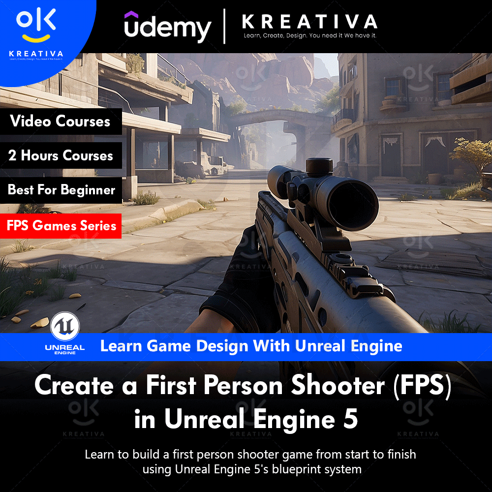 Unreal Engine FPS Video Course- Create a First Person Shooter (FPS) in ... Unreal Engine FPS Video Course- Create a First Person Shooter (FPS) in ...