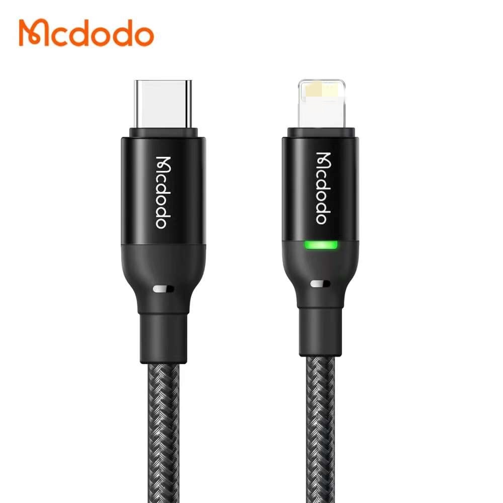 MCDODO CA-2720 36W PD USB Data Cable Type-C To iP Super Fast Quick Charging LED Switching ...