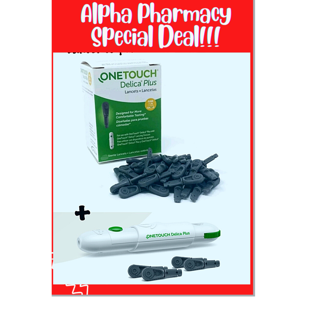 ONETOUCH Delica Plus Lancing Device + Lancet 10 pcs | Ready Stock ...