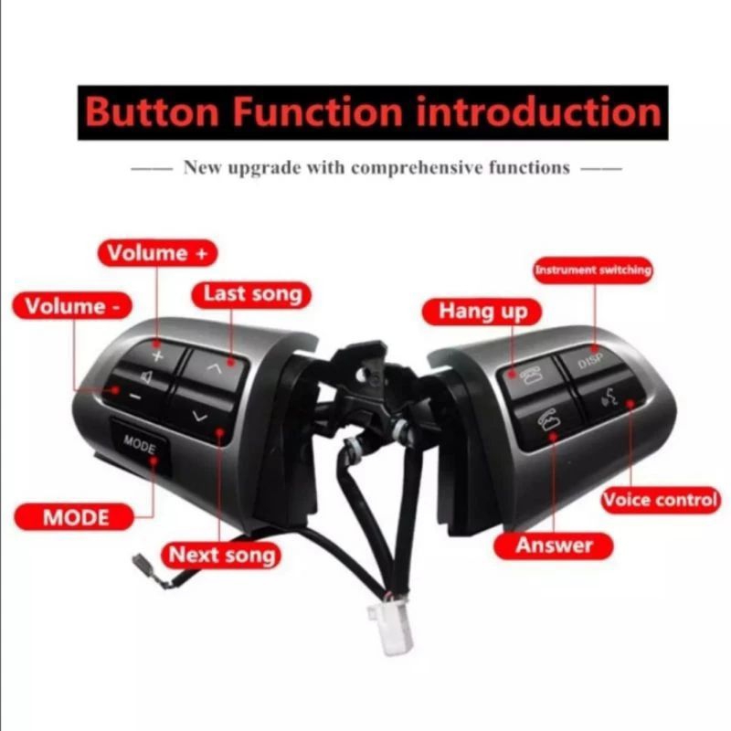 steering wheel control button toyota vios ncp93 / wish zge20 | Shopee ...