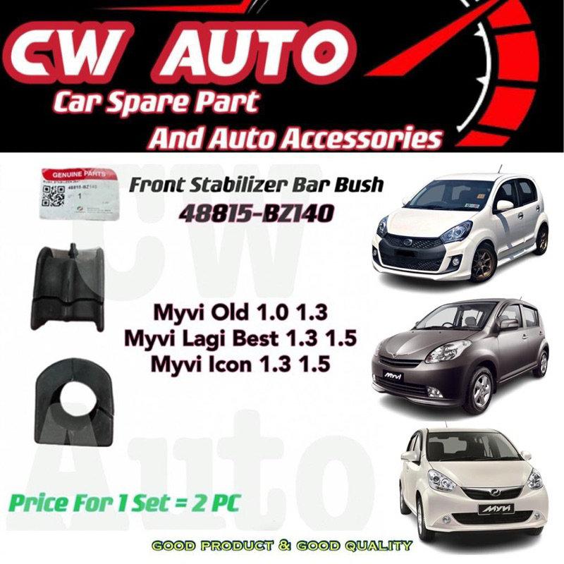 1Pair=2PC Original Stabilizer Bar Bush MYVI 1.0,1.3,1.5 Lagi Best Icon ...