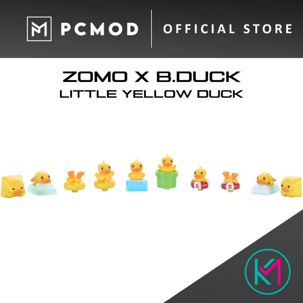 ZOMO X B.Duck Little Yellow Duck Blind Box Artisan Keycap | PCMOD x KEYMOD | Shopee Malaysia