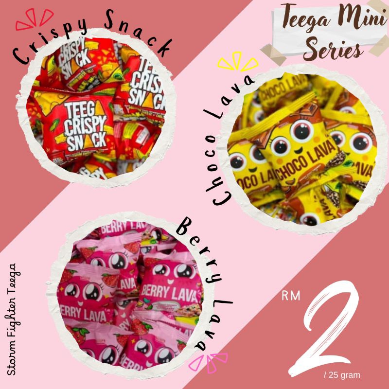 TEEGA Mini series-snek jajan viral | Shopee Malaysia