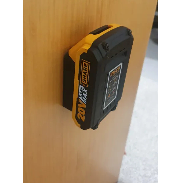 INGCO / Dewalt 20V Battery - Wall Bracket /Holder | Shopee Malaysia