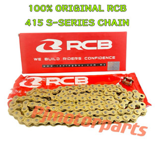 ( 100% ORIGINAL RCB & AJI RACING ) 415 S-SERIES CHAIN GOLD 415H 122L ...