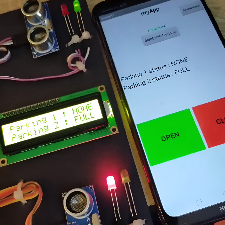 Project Arduino Car Parking Bluetooth MIT App Inventor Servo Motor Projek RBT Tahun Akhir FYP ...