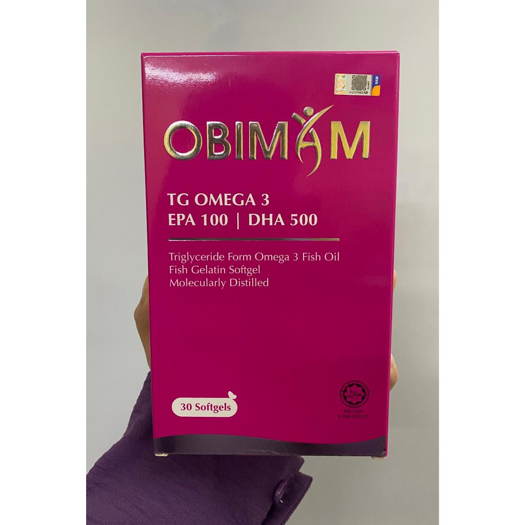 NEW ITEM OBIMAM TG OMEGA 3 - 1 BOX 30 SOFGEL | Shopee Malaysia