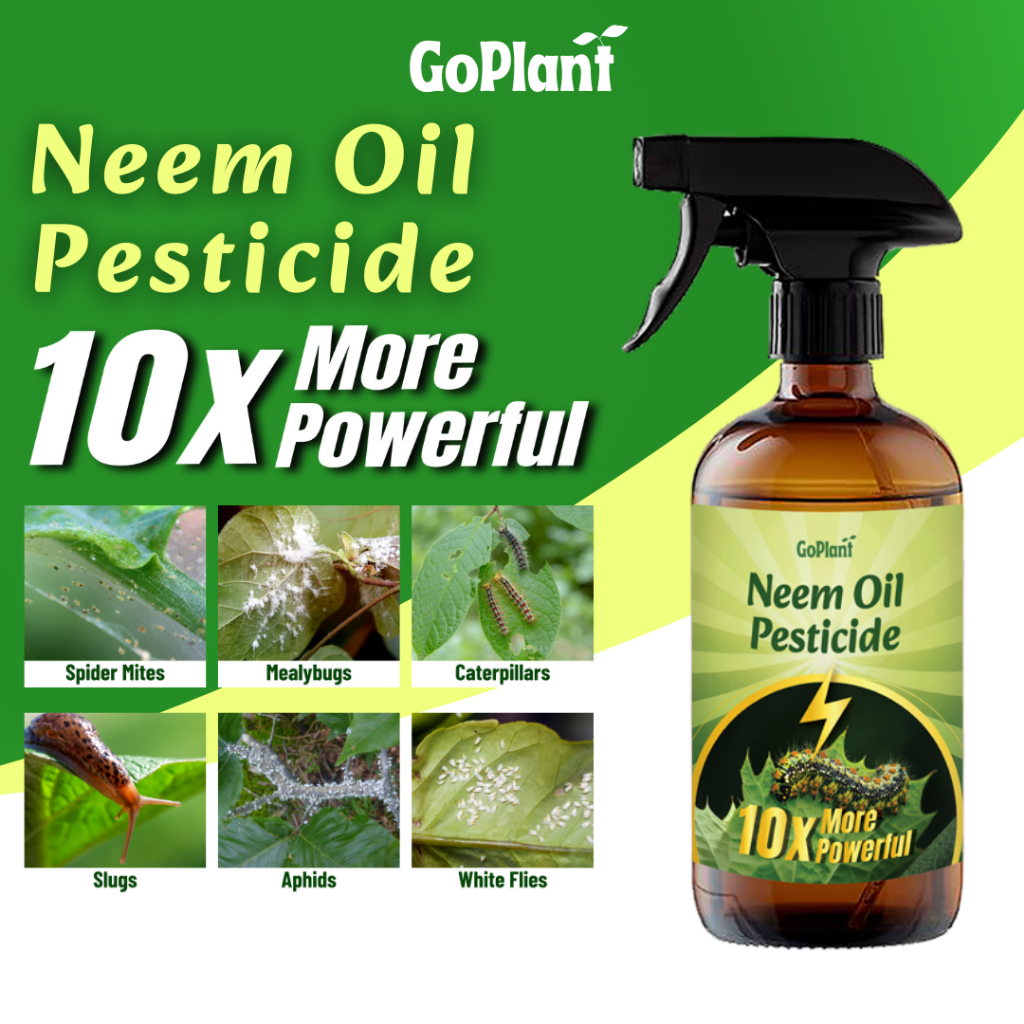 GOPLANT Neem Oil Pesticide / Pest Control / Anti Serangga Organik Spray ...