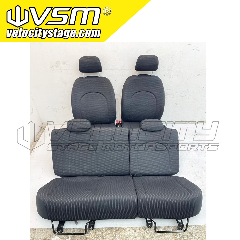 Passo Racy Boon Seat Black Hitam Silver Dot for Perodua Myvi | Shopee ...