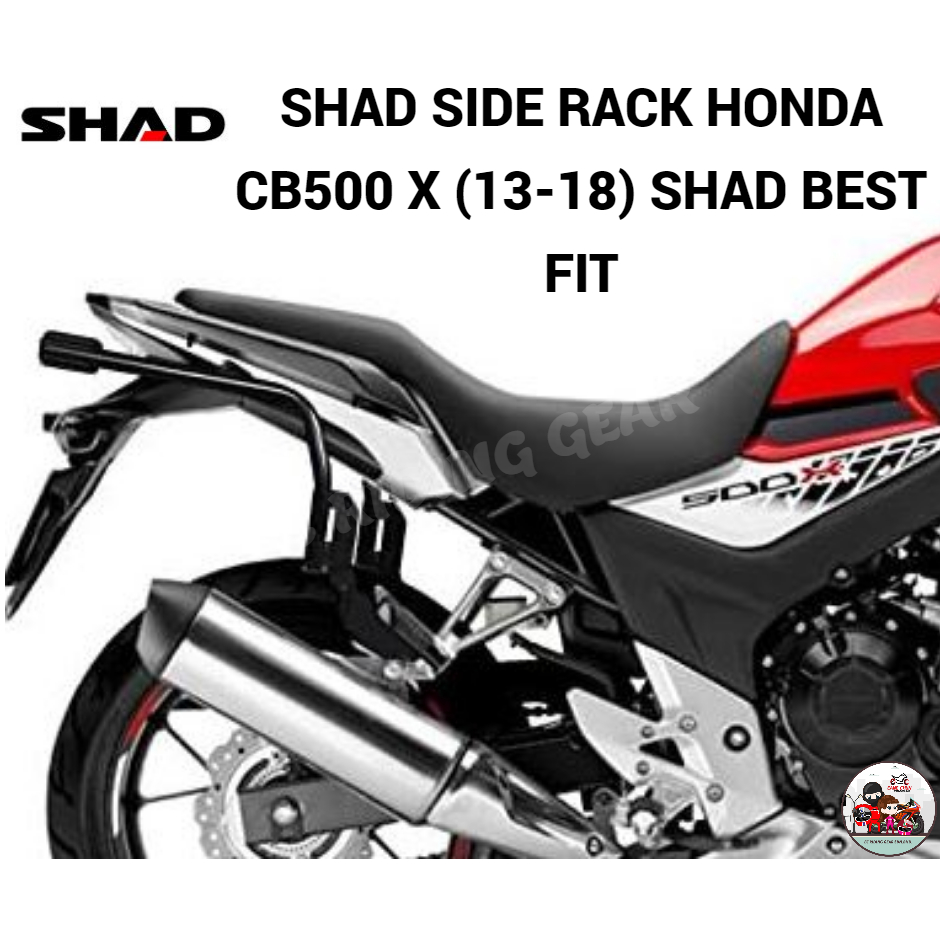 SHAD SIDE RACK HONDA CB500X (13-23) H0CX56IF / SHAD TOP RACK HONDA ...