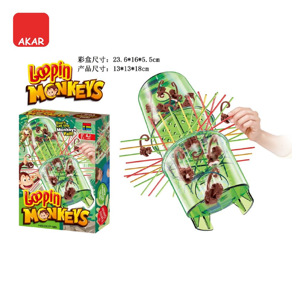 Permainan Loopin Monkeys / Game Keluarga & Rakan (Loopin Monkeys Board ...