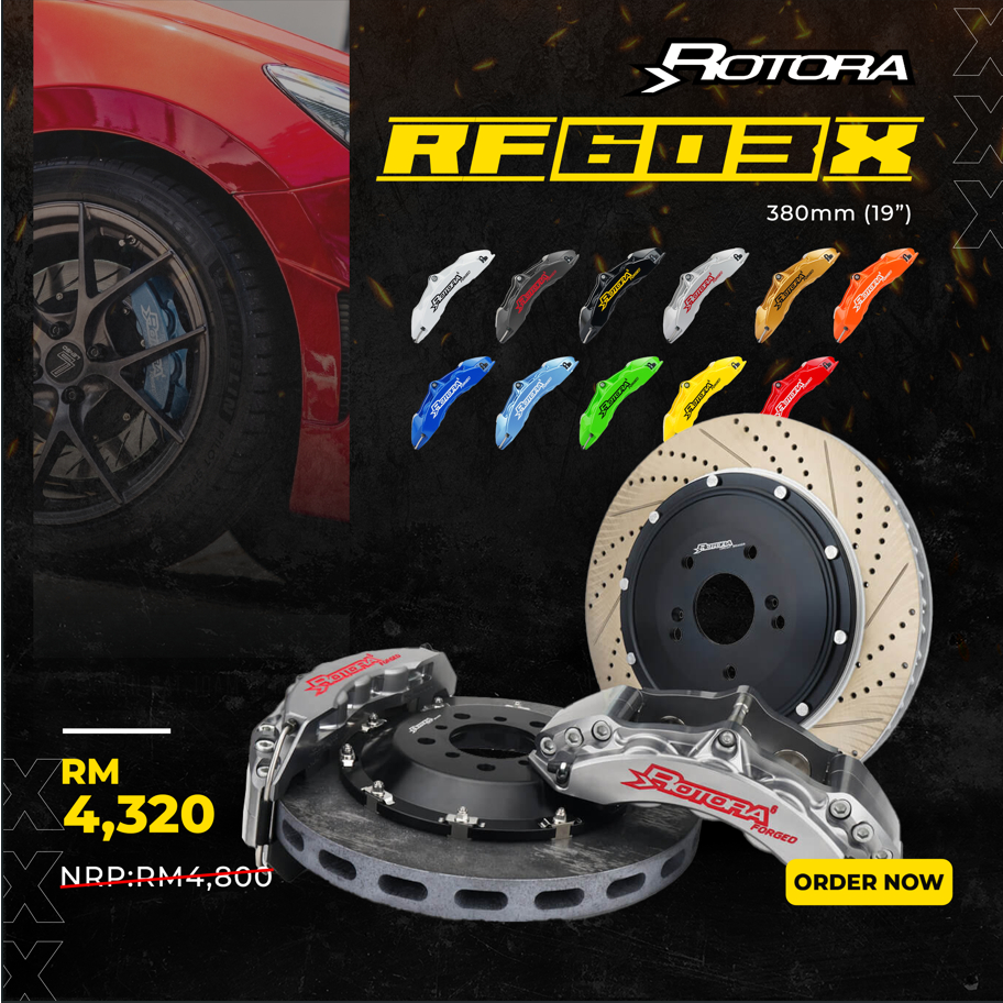 Rotora RF603X big Brake Kit for rim 18inch above | Shopee Malaysia