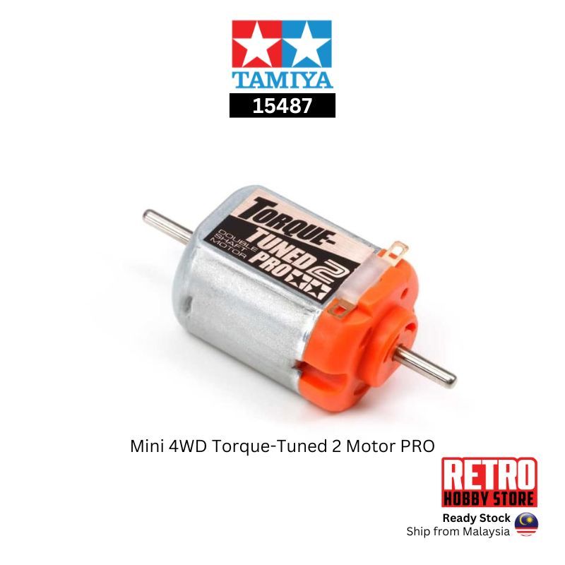 Tamiya 15487 ★ Mini 4WD Torque Tuned 2 Motor PRO Double Shaft Engine ...