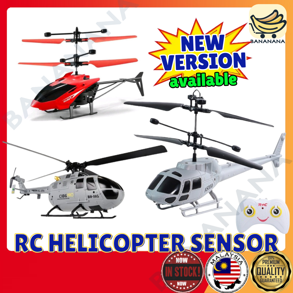 RC Helicopter Remote Control Infrared Sensor Induction Suspension ...
