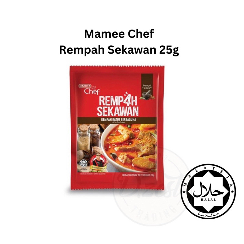 Mamee Chef Rempah 4 Sekawan Single 25gm | Shopee Malaysia