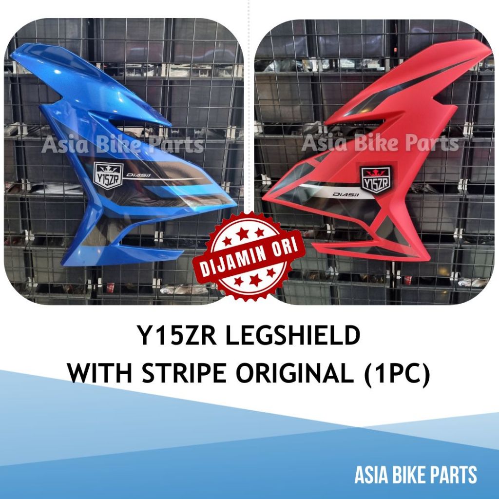 Yamaha Original Y15ZR Legshield with Stripe Original / Kepuk Depan siap ...
