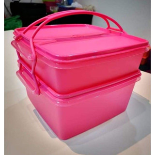 Tupperware Double Deep 1.7L 2 Tiers Lunch Box Jumbo Goody Box 4L + 2L ...