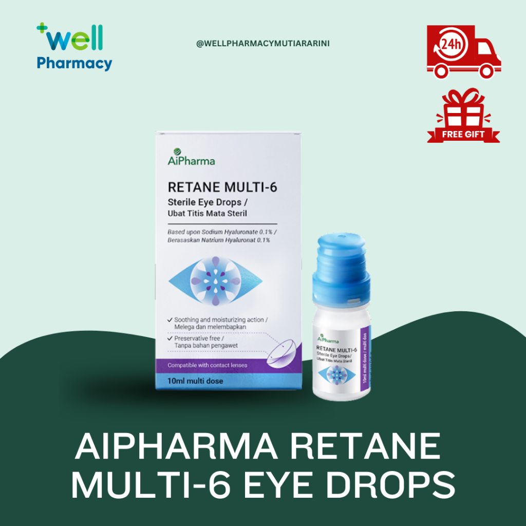 Aipharma Retane Multi-6 Sterile Eye Drop 10ml | Shopee Malaysia