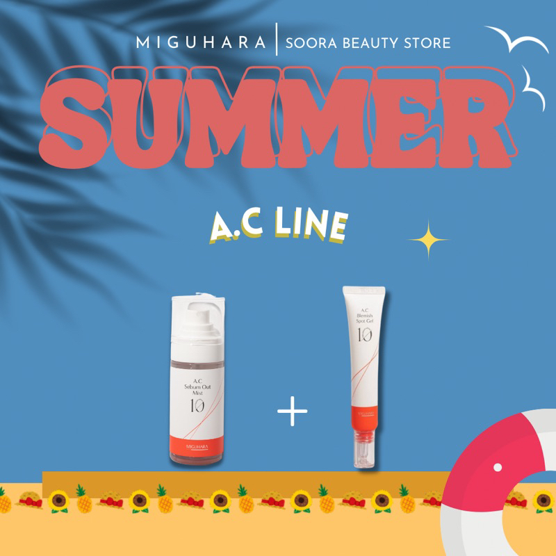 MIGUHARA [ AC LINE ] ( Ac Mist + Ac Spot Gel ) | Shopee Malaysia