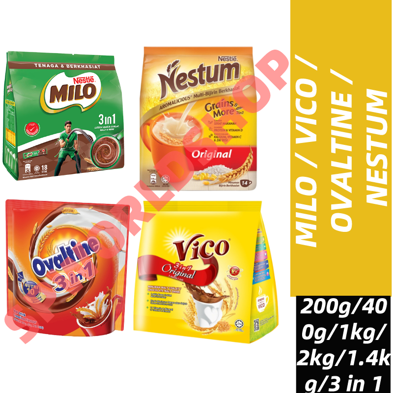 (FREE SHIPPING NO SBH/SRW)Nestle MILO Activ-Go Chocolate Malt Powder ...