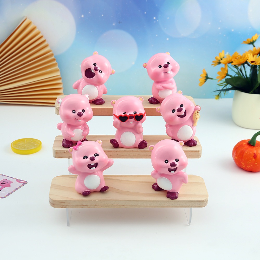 ALToys® LITTLE PINK BEAVER Blind Box Toy Figure 露比盲盒 | Shopee Malaysia