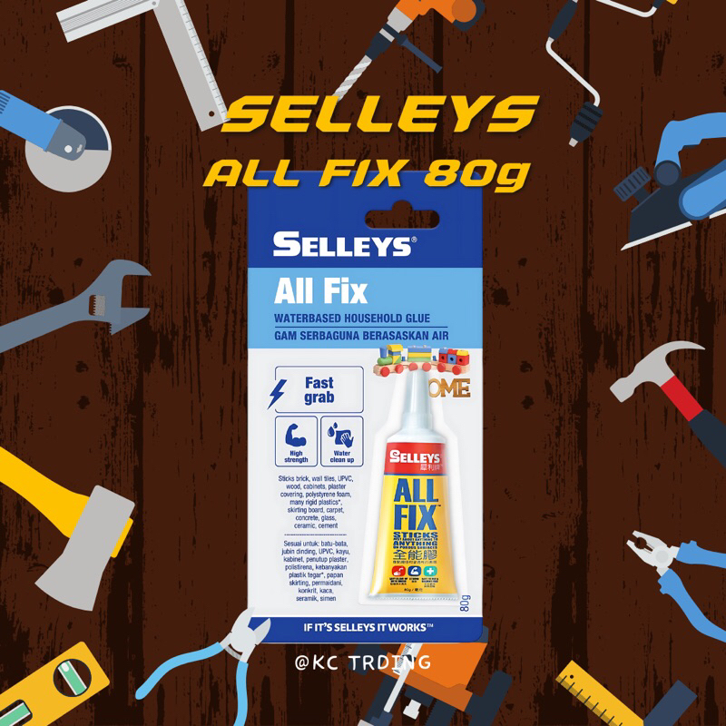 SELLEYS ALL FIX 30g & 80g | Shopee Malaysia