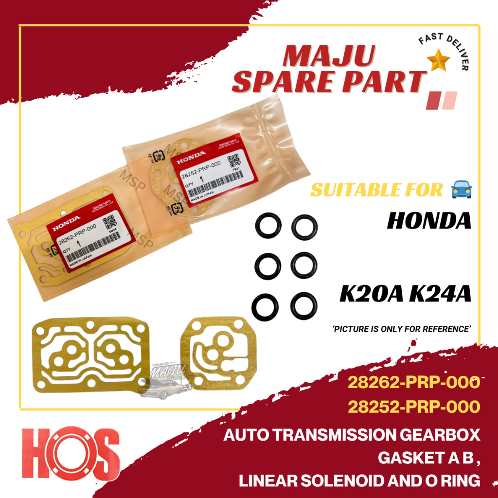 MSP HONDA K20A K24A AUTO TRANSMISSION GEARBOX GASKET A B , LINEAR ...