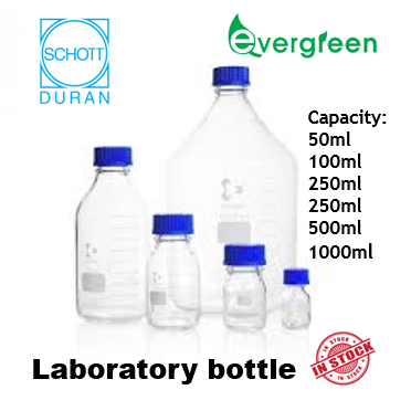 DURAN® Original GL 45 Laboratory Bottle, clear, with screw cap and ...