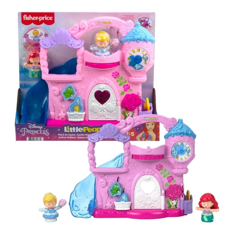 Fisher Price Disney Princess Little People Play & Go Castle Playset ...