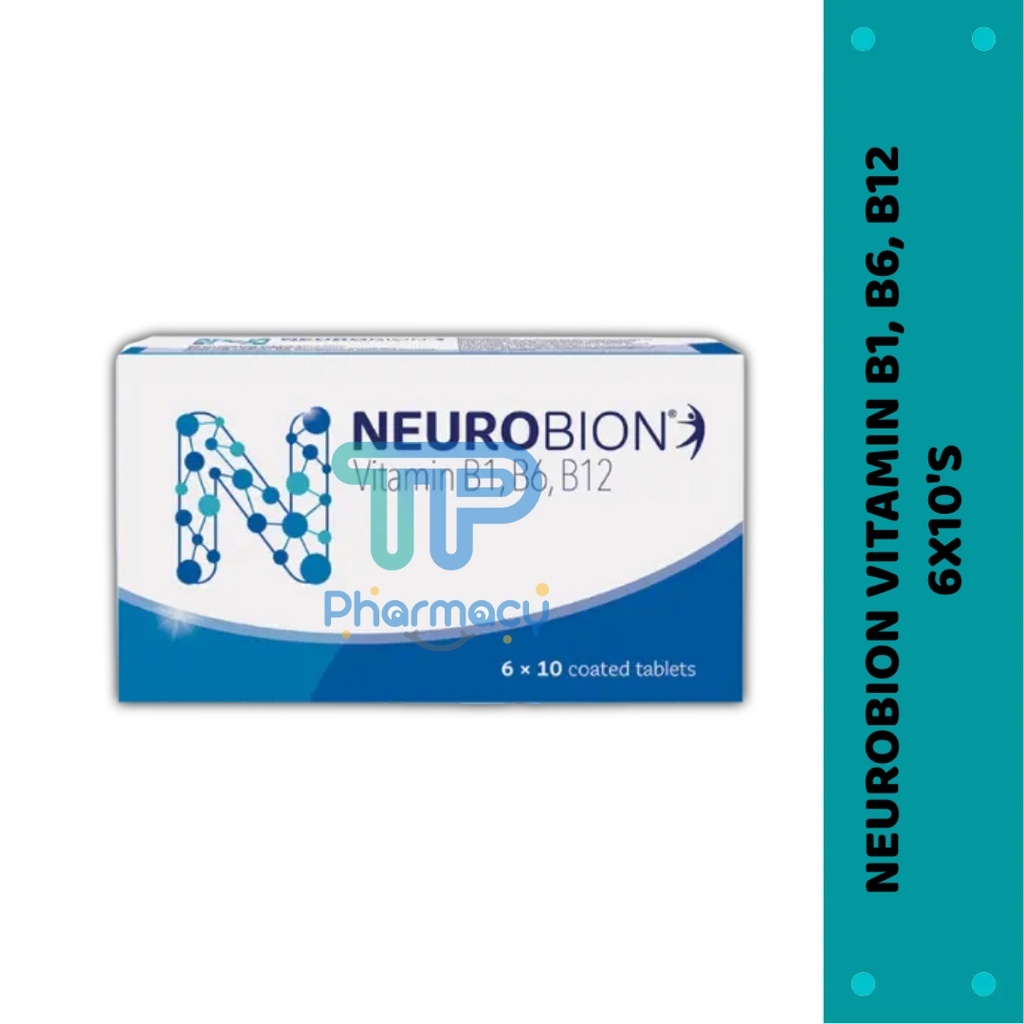 NEUROBION TAB 6X10'S VITAMIN B1, B6, B12 (Sakit Urat, Nerve Pain ...