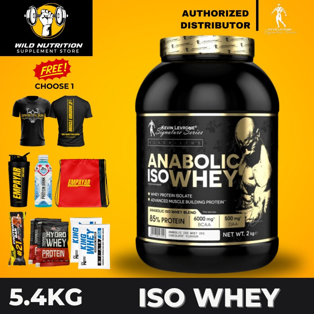 Kevin Levrone Anabolic Iso Whey 25.5g Protein Whey Isolate Protein (2kg ...