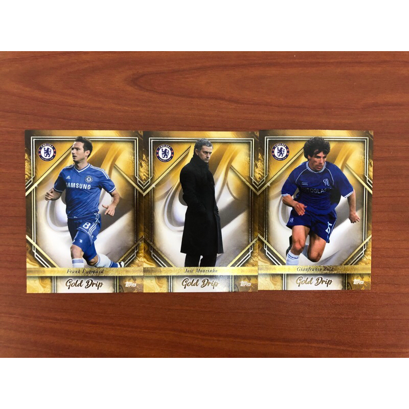 2023/24 Topps Chelsea Official Team Set (Gold Drip) | Shopee Malaysia