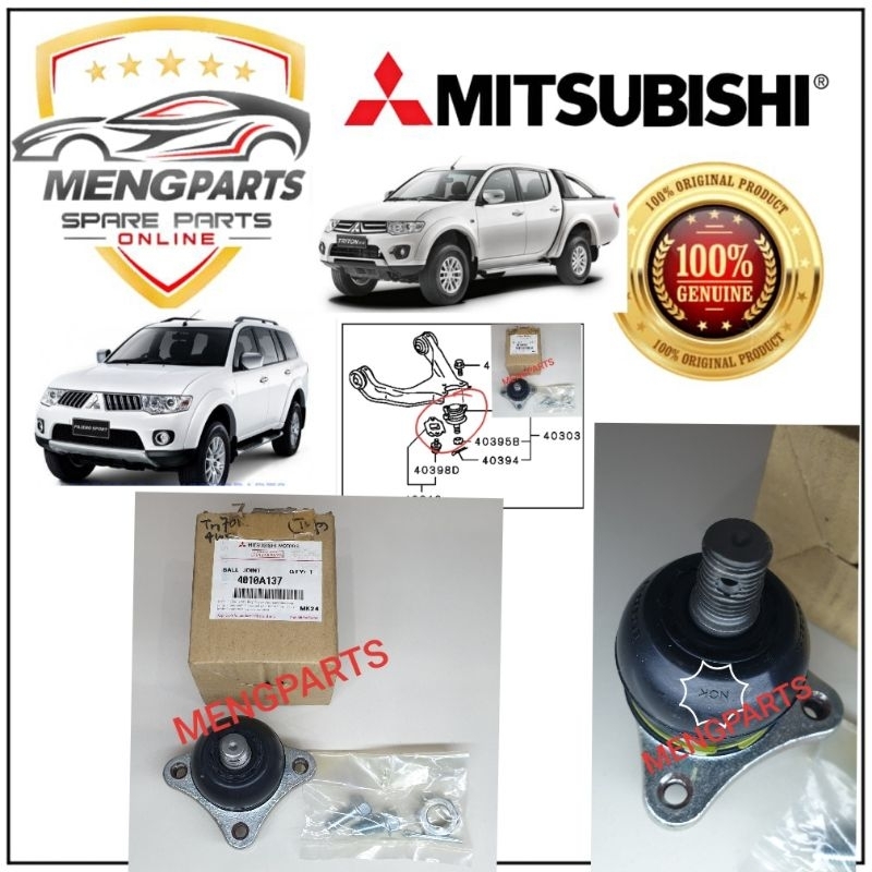 ORIGINAL MITSUBISHI TRITON 4WD , PAJERO SPORT FRONT UPPER ARM BALL ...