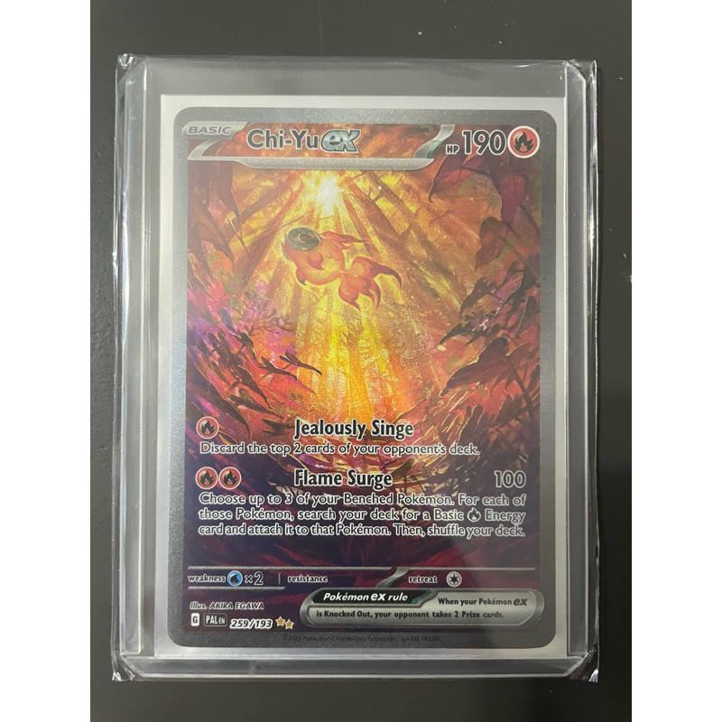 Pokemon TCG Paldea Evolved Chi-Yu SIR | Shopee Malaysia